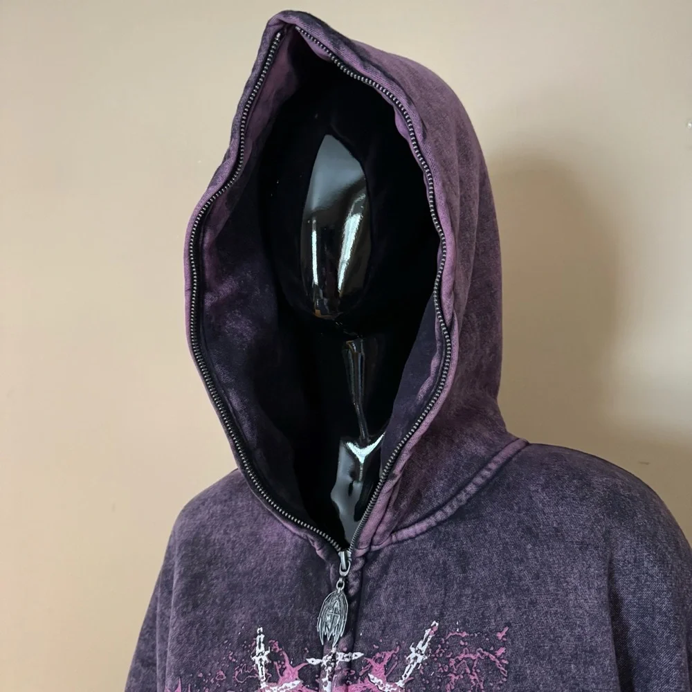 Vitriol | Tops | Vitriol Lenexa Shadow Purple Wash Zip Hoodie | Poshmark